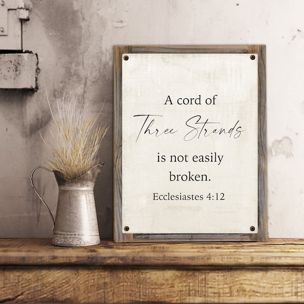 Cord of Three Strand - Etsy