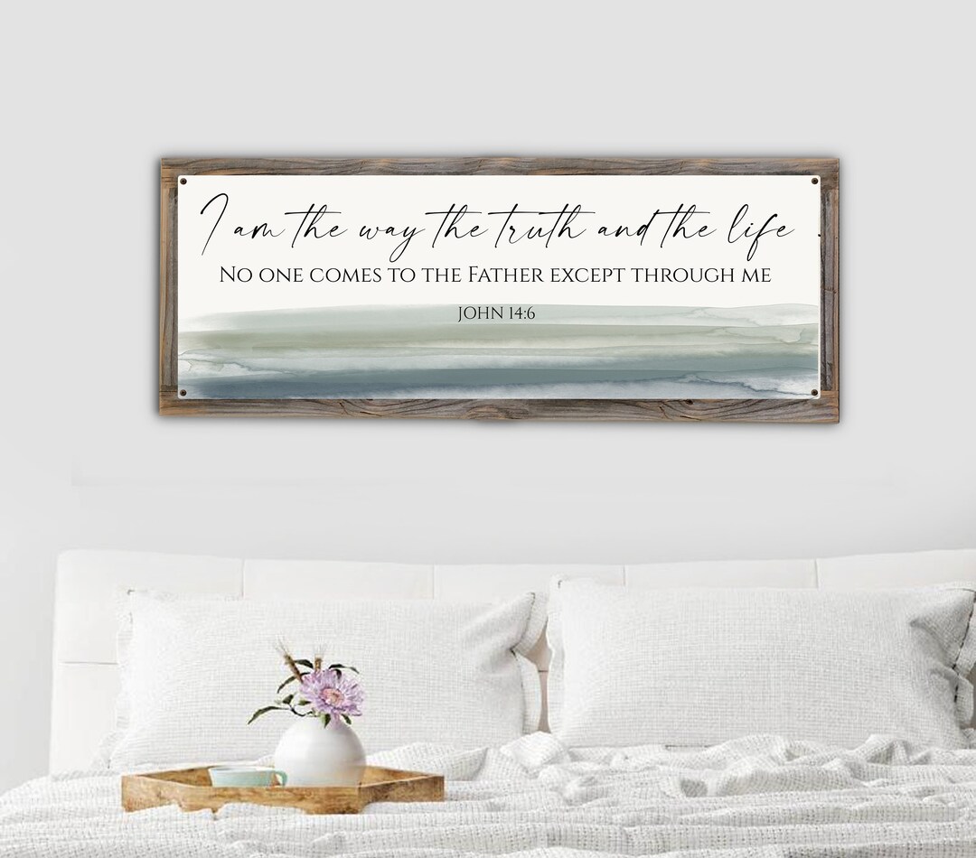 I Am the Way, the Truth and the Light Metal Print on Reclaimed Wood ...