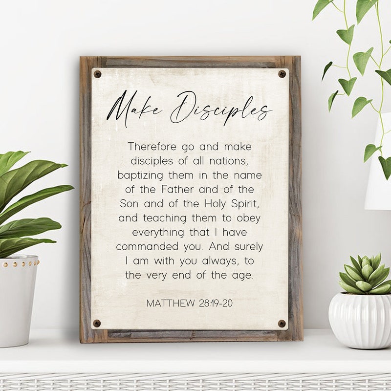 Matthew 28 19 - Etsy