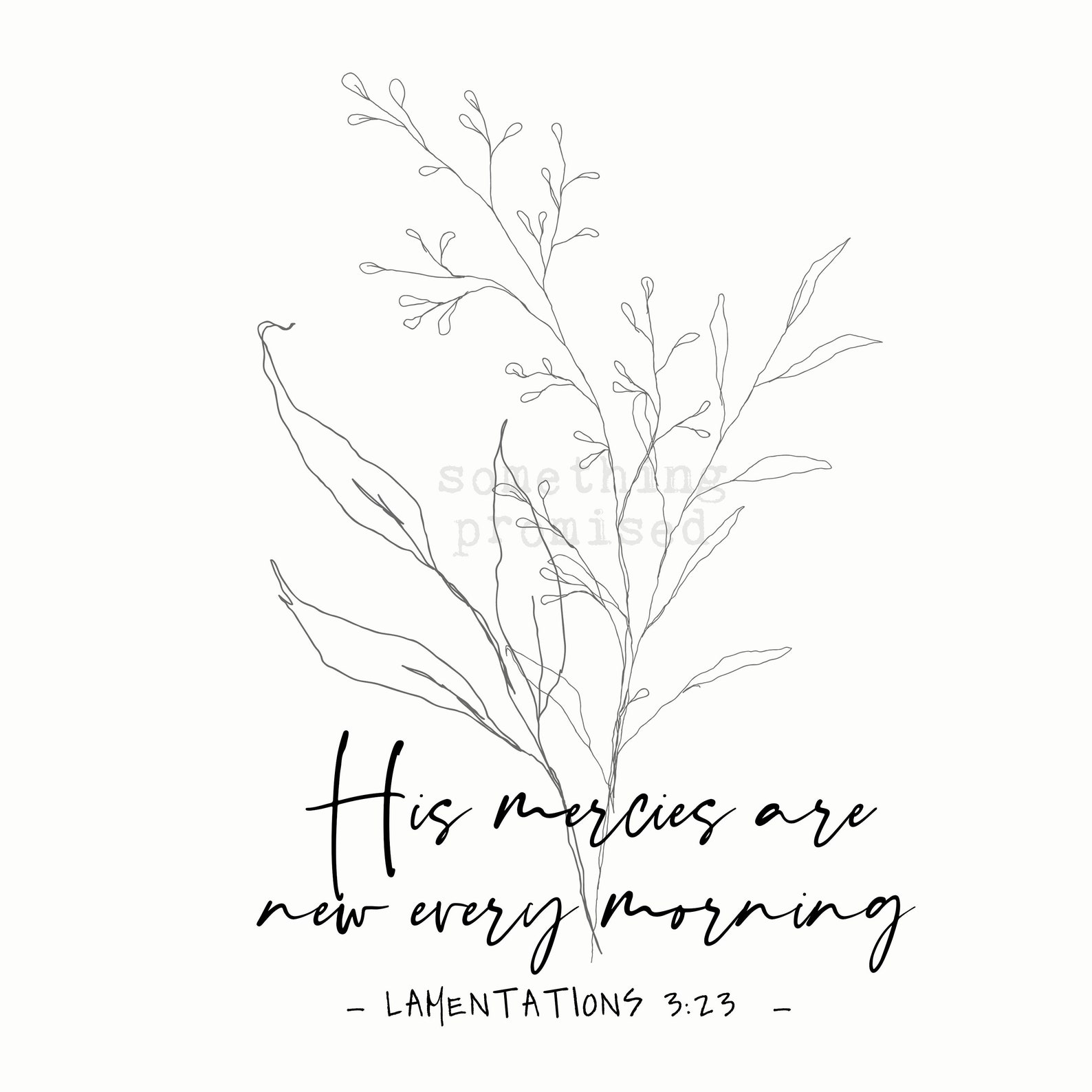 His Mercies Are New Every Morning Metal Print on Reclaimed - Etsy