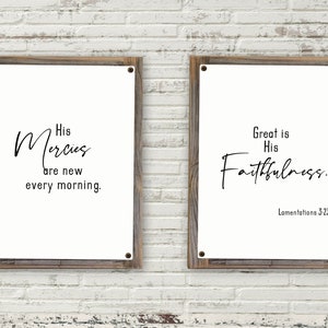 Lamentations 3:23-his Mercies Are New Every Morning-great is His ...