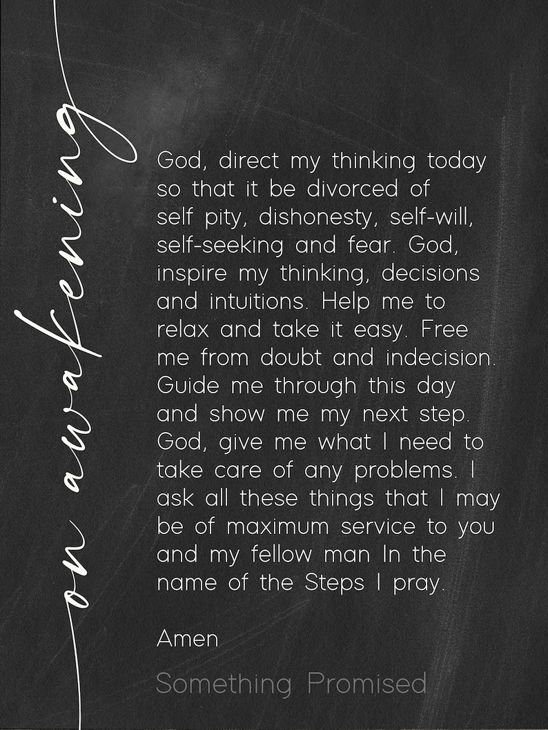 On Awakening Prayer on Metal Print on Reclaimed Wood Frame-recovery ...