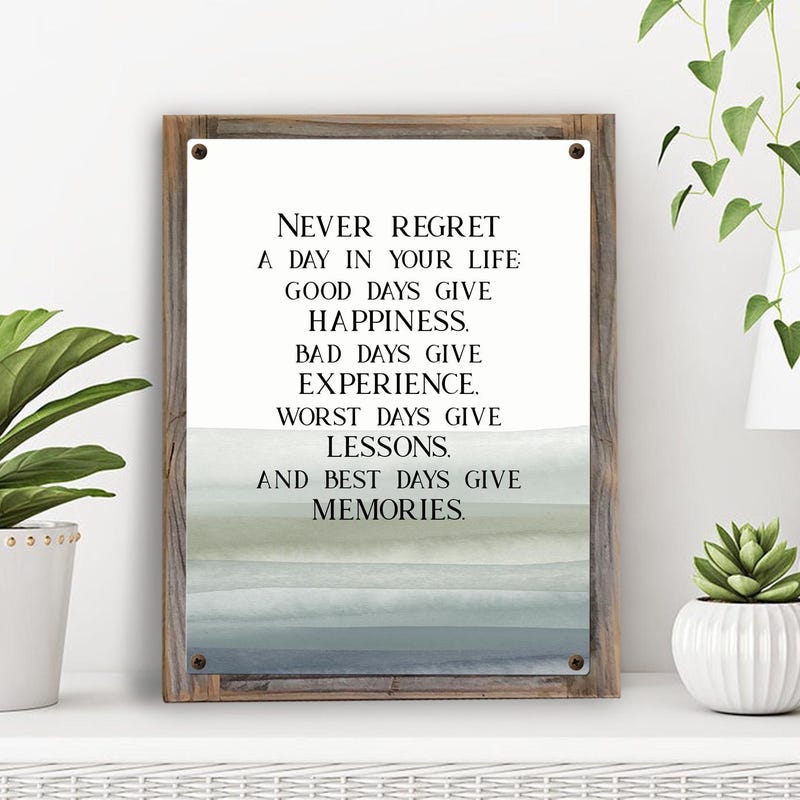 Life Quote Sign - Etsy