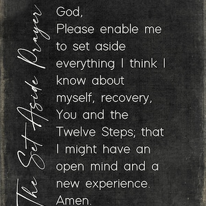 The Set Aside Prayer Metal Print on Reclaimed Wood Frame-big Book ...