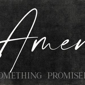 Amen Metal Print on Reclaimed Wood Frame-spiritual Wall Sign-living ...