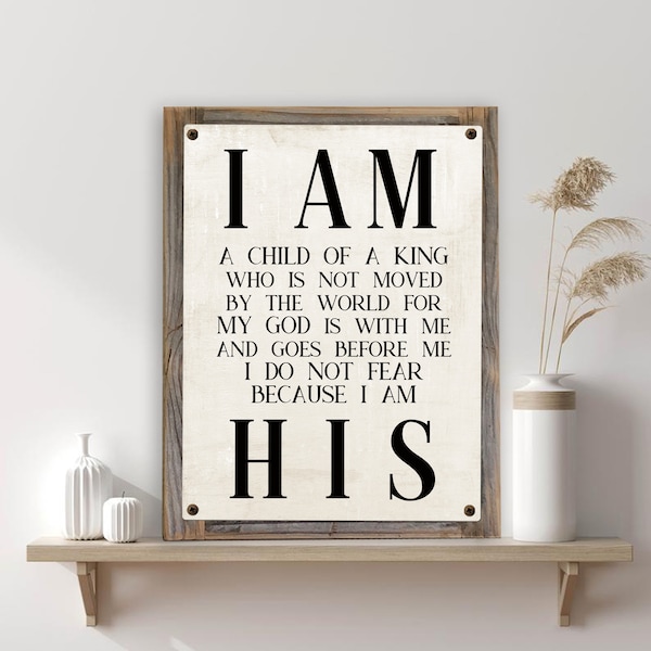 I Am His - Etsy