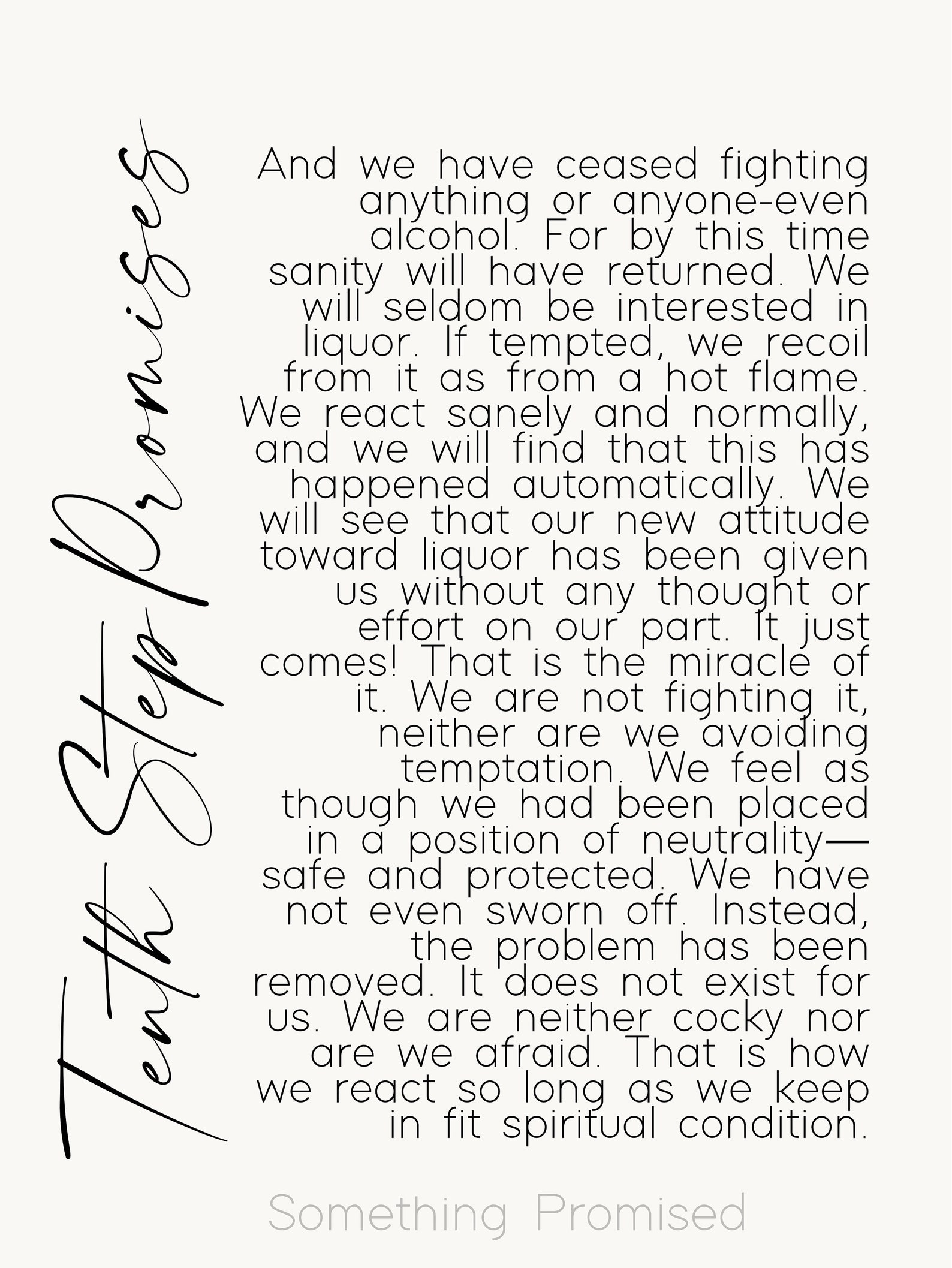 Tenth Step Promises Metal Print on Reclaimed Wood - Etsy