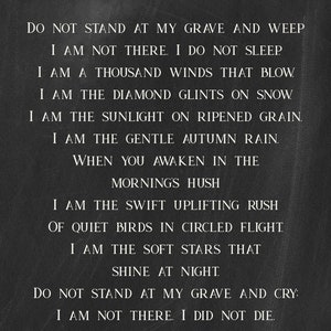 Immortality Poem Vintage Metal Print on Reclaimed Wood Frame-rustic ...