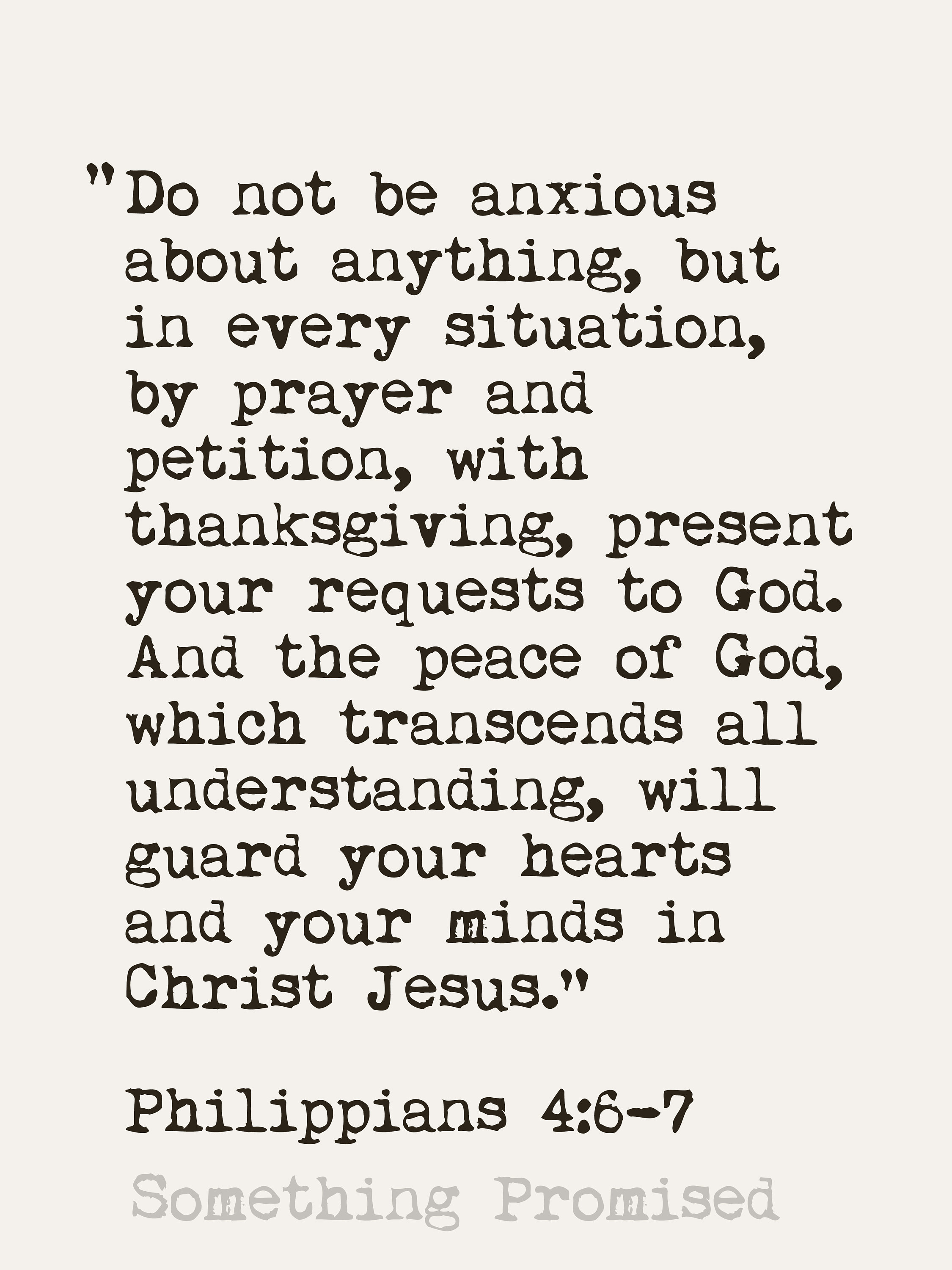 Do Not Be Anxious-metal Print on Reclaimed Wood Frame-philippians 4:6-7 ...