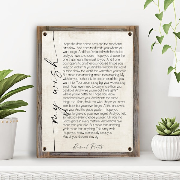 Custom Song Lyrics - Etsy