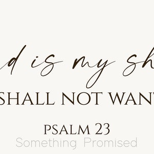 The Lord is My Shepard I Shall Not Want-scripture Sign on Metal on ...