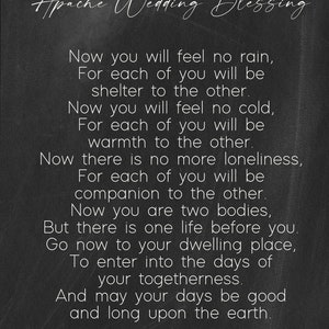 Apache Wedding Blessing Metal Print on Reclaimed Wood Frame-marriage ...
