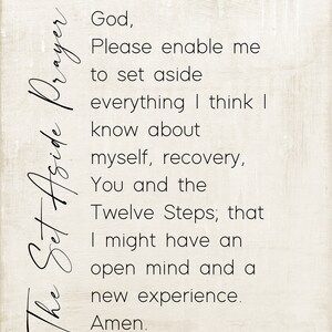 The Set Aside Prayer Metal Print on Reclaimed Wood Frame-big Book ...