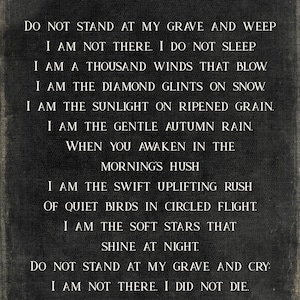 Immortality Poem Vintage Metal Print on Reclaimed Wood Frame-rustic ...