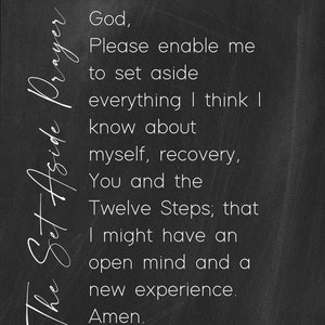 The Set Aside Prayer Metal Print on Reclaimed Wood Frame-big Book ...