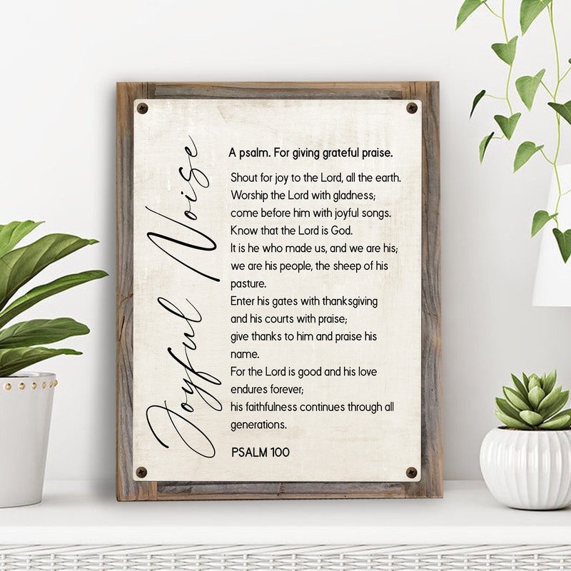 Psalm 100 - Etsy