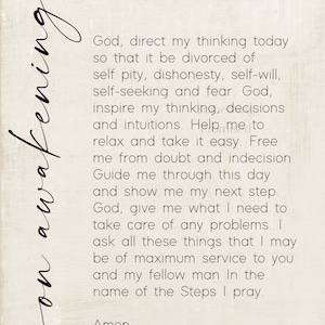 On Awakening Prayer on Metal Print on Reclaimed Wood Frame-recovery ...