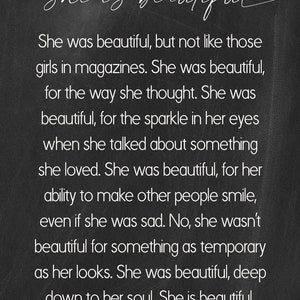She Was Beautiful Metal Print-reclaimed Wood Frame-rustic Wall Art-f ...
