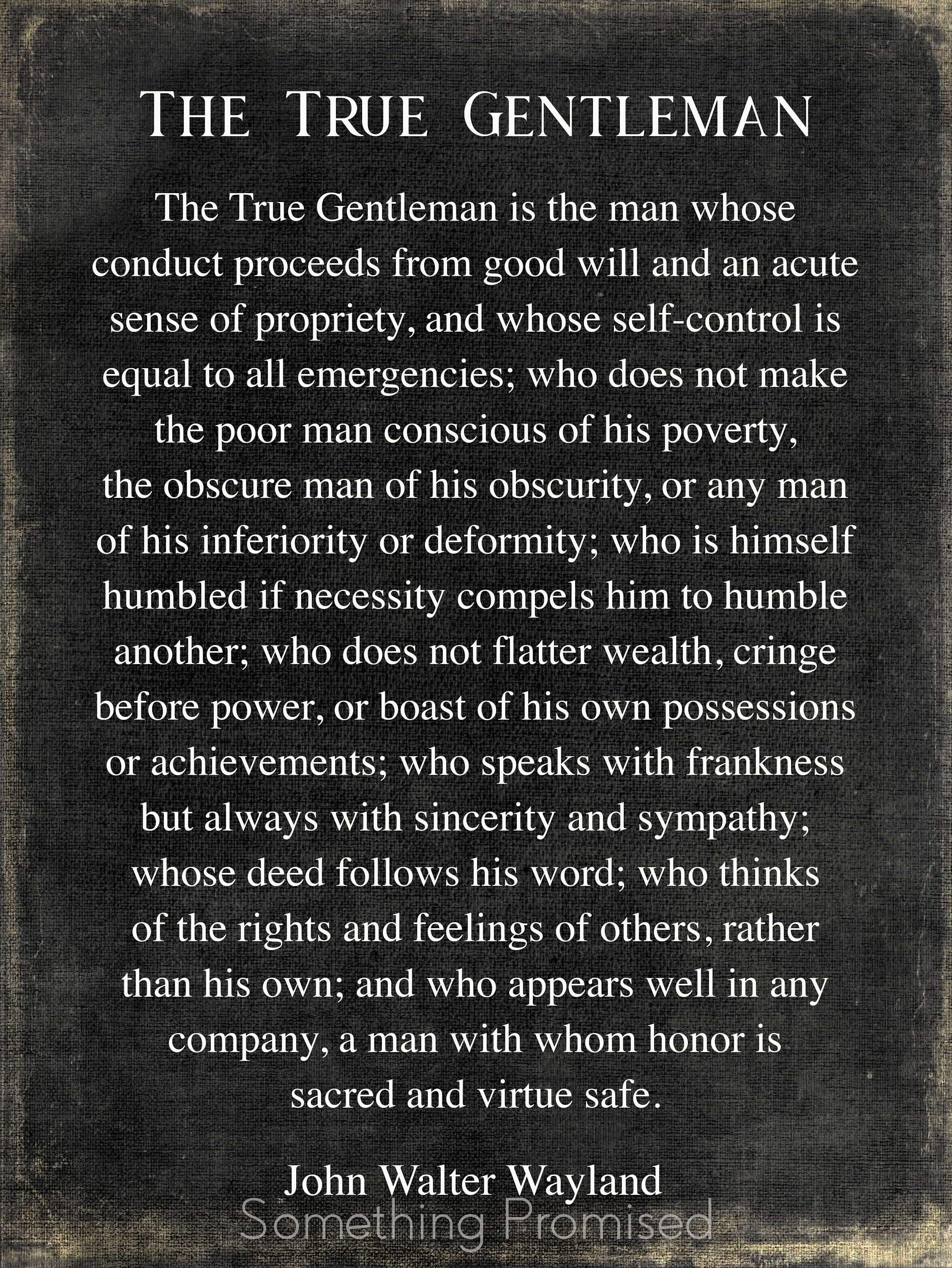 The True Gentleman Poem on Metal Print-reclaimed Wood-graduation Gift ...