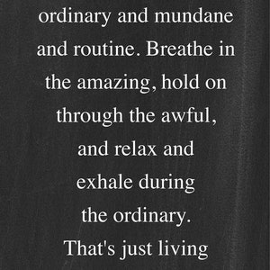 Life is Amazing Poem Metal Print on Reclaimed Wood Frame-l.r. Knost ...