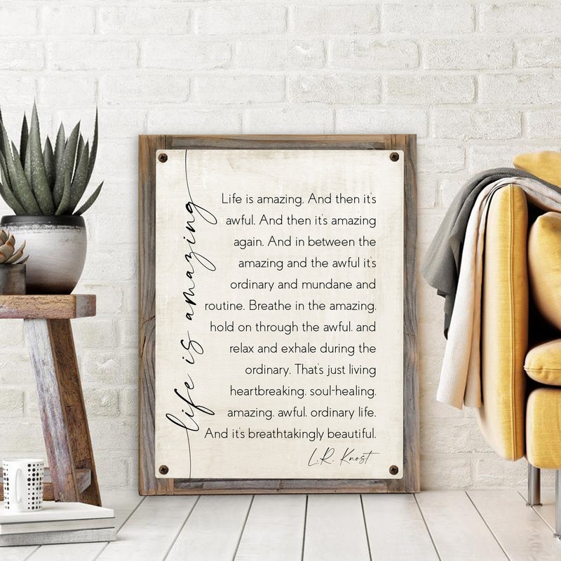 Life is Amazing - Etsy
