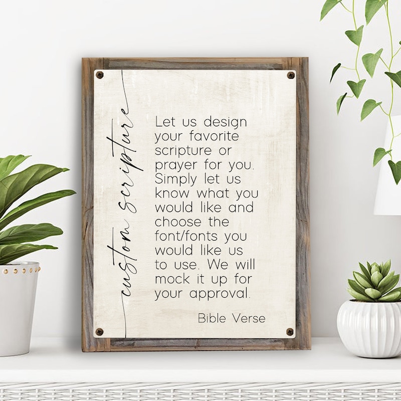 Scripture Wall Art - Etsy