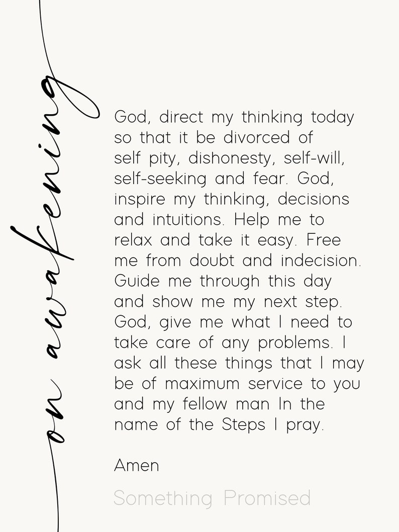 On Awakening Prayer on Metal Print on Reclaimed Wood Frame-recovery ...