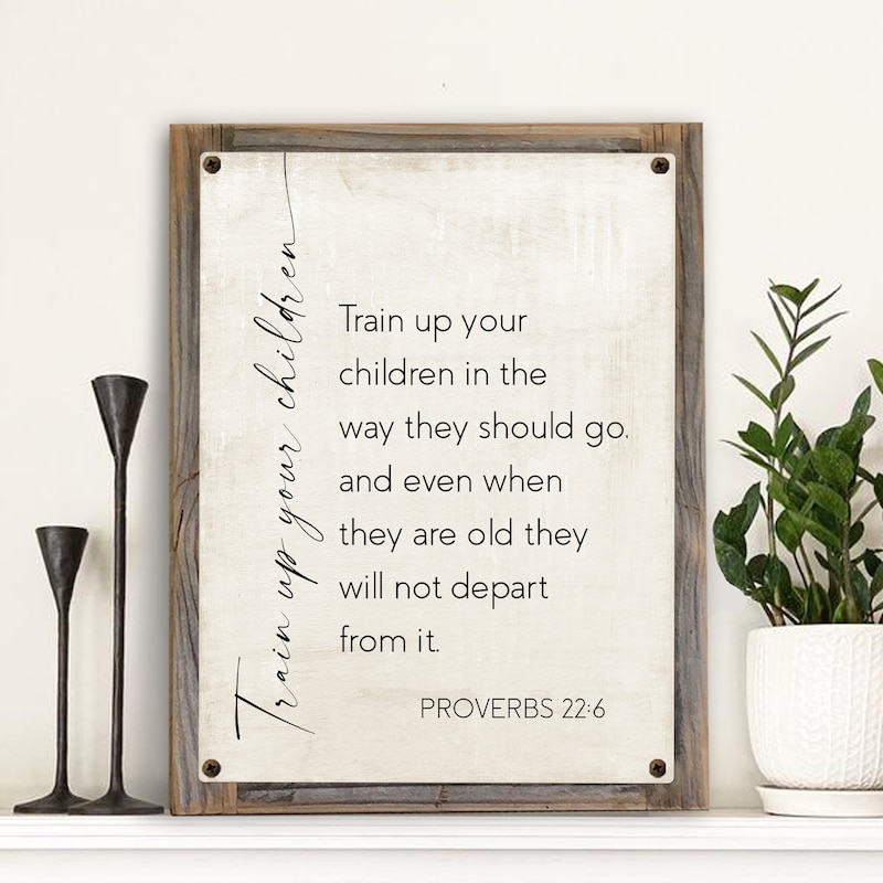 Proverbs 22 6 - Etsy