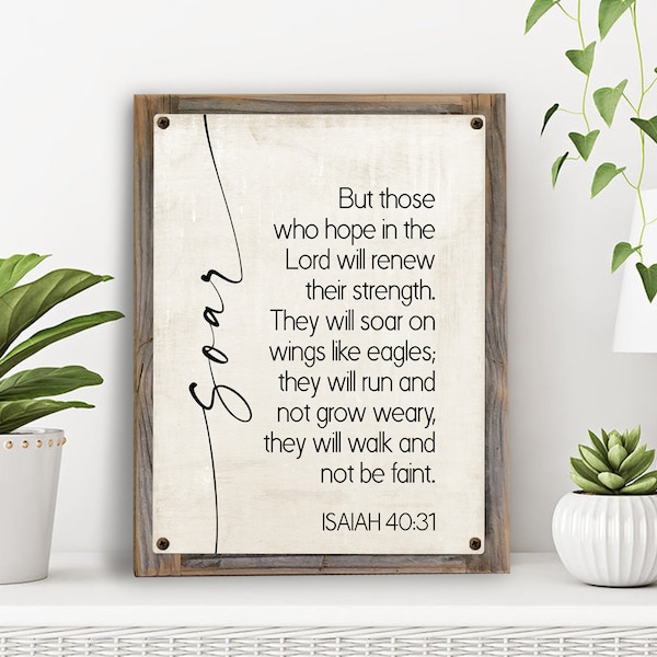 Renew Their Strength - Etsy