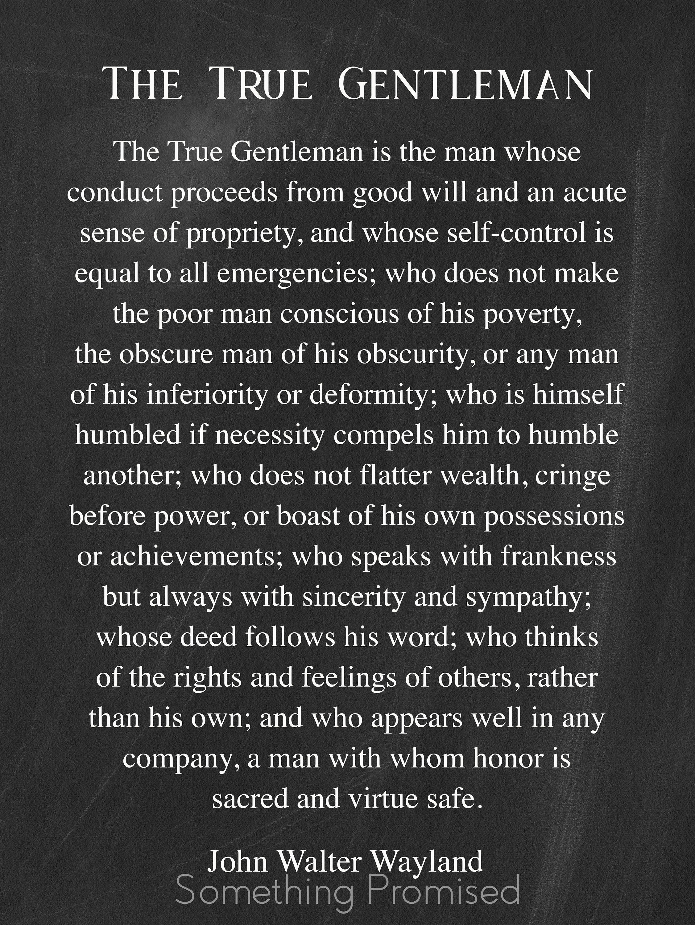 The True Gentleman Poem on Metal Print-reclaimed Wood-graduation Gift ...
