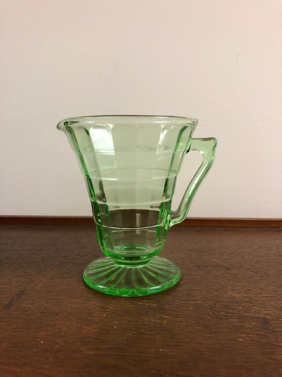 Vintage Green Depression Glass Hazel Atlas 1930's | Etsy