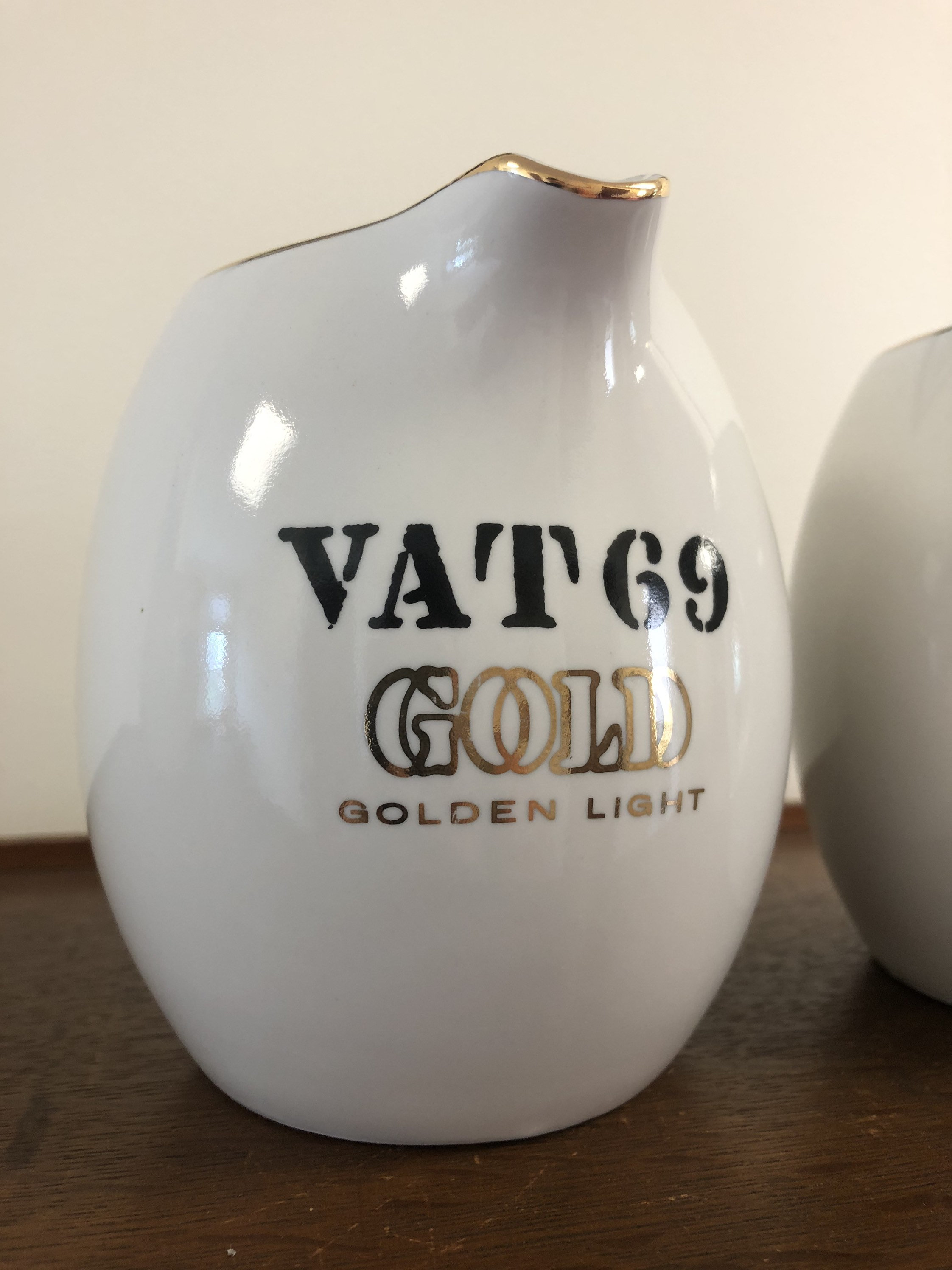 Vintage Vat 69 Gold Liquor Whiskey Water Pitcher Golden | Etsy