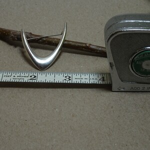 A. Johansen Danish Boomerang Silver Pin 1960s - Etsy