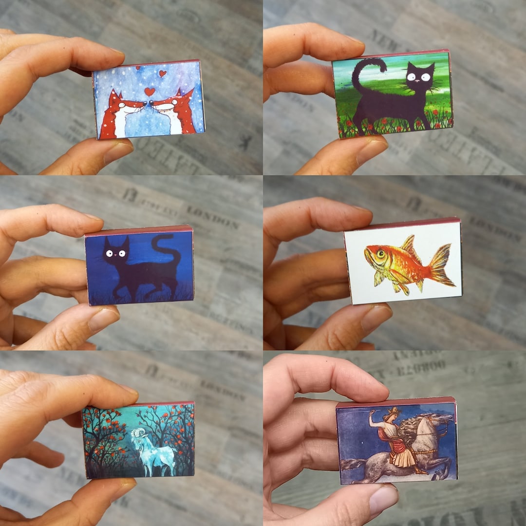 Matchbox With a Motif From the Range of Elves and Foxes to Choose From ...