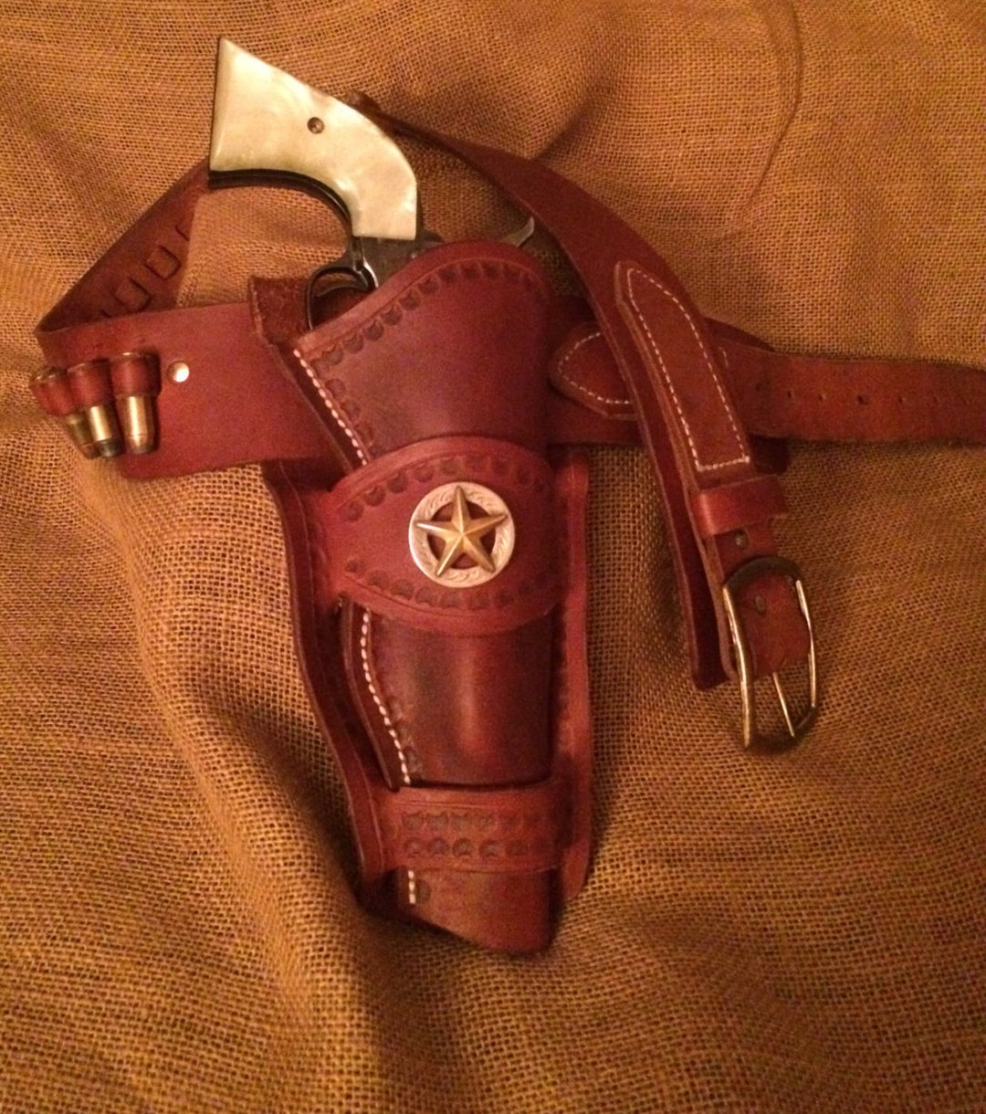Old West Influenced Double Loop Holster - Etsy