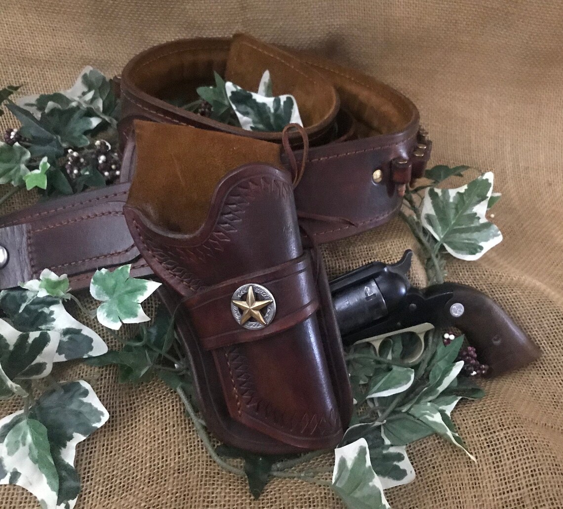 Ruger Bearcat Cross Draw Holster With a Star Concho - 4" or Smaller - Etsy