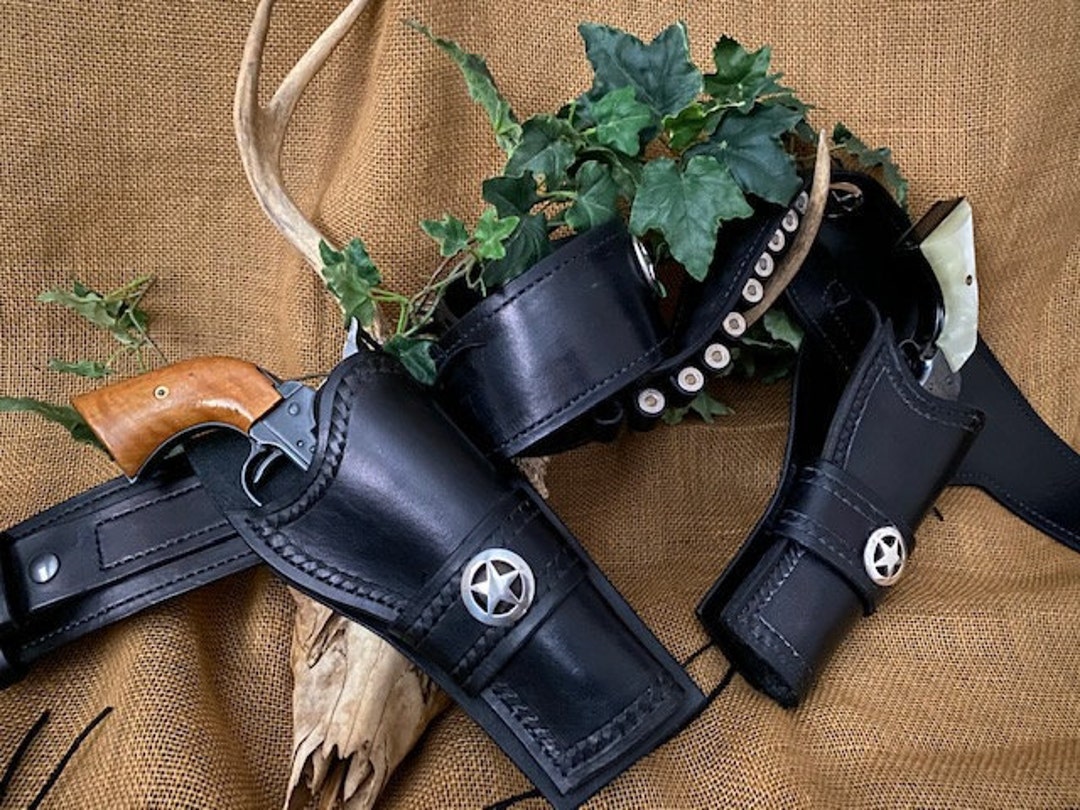 Drop Belt Holster & a Cross Draw Holster on a Belt - Etsy