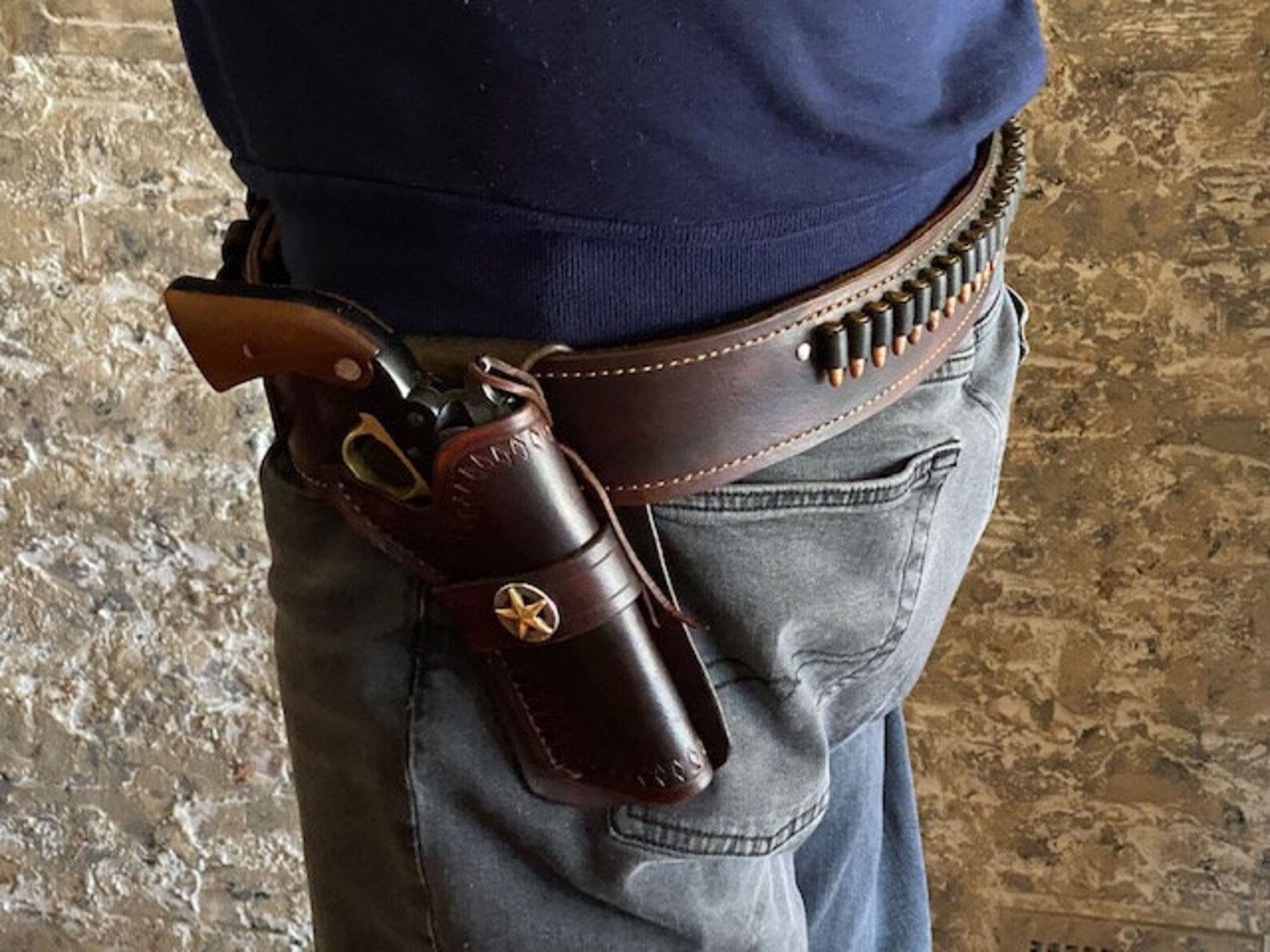 Ruger Bearcat Cross Draw Holster With a Star Concho - 4" or Smaller - Etsy