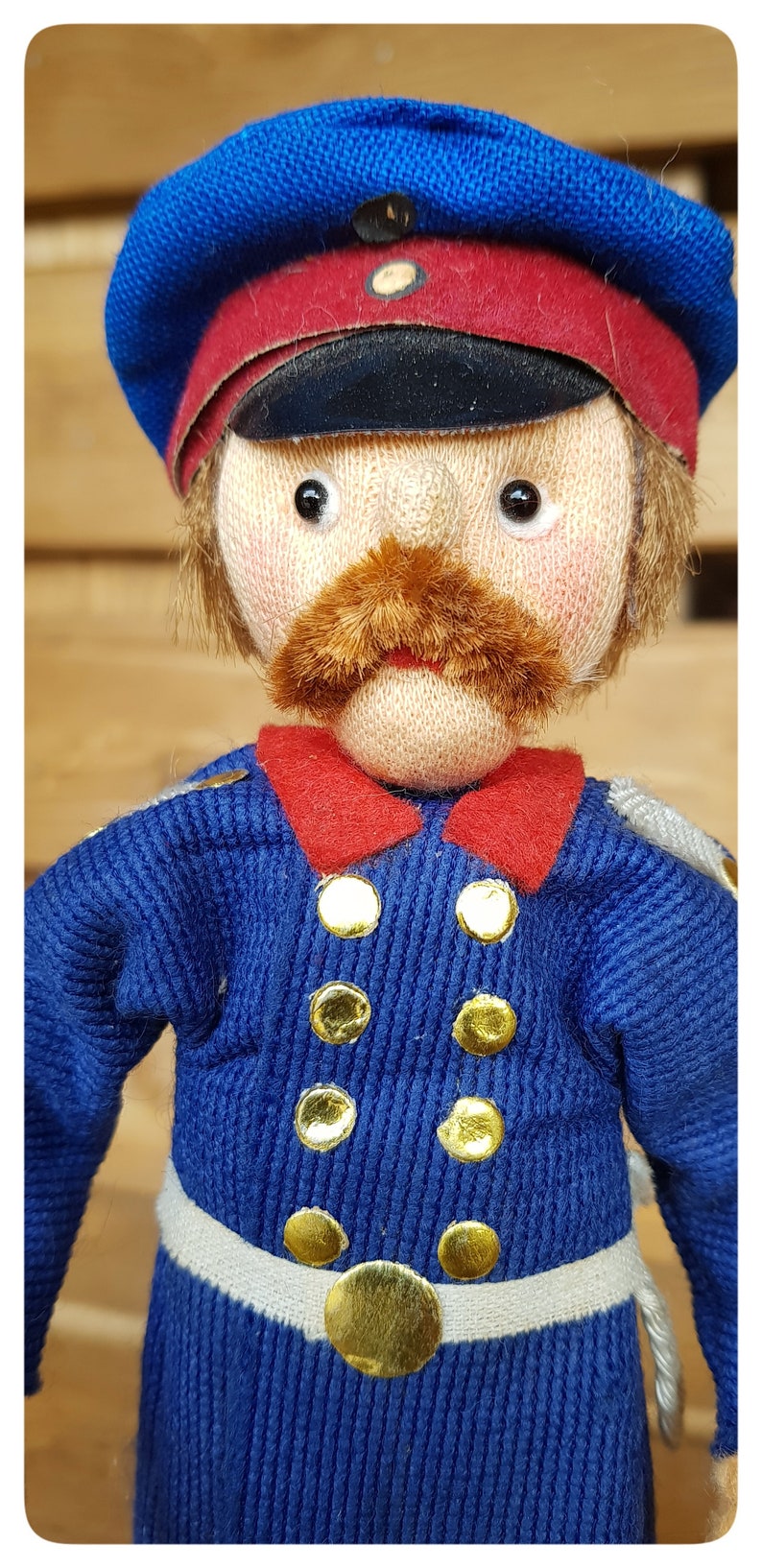 RARE Vintage Military Officer Cloth Doll Berliner Originale - Etsy