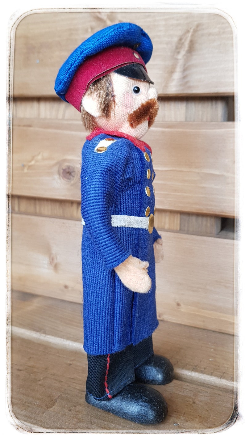RARE Vintage Military Officer Cloth Doll Berliner Originale - Etsy