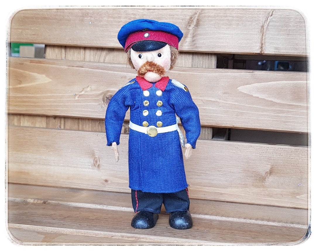 RARE Vintage Military Officer Cloth Doll Berliner Originale - Etsy
