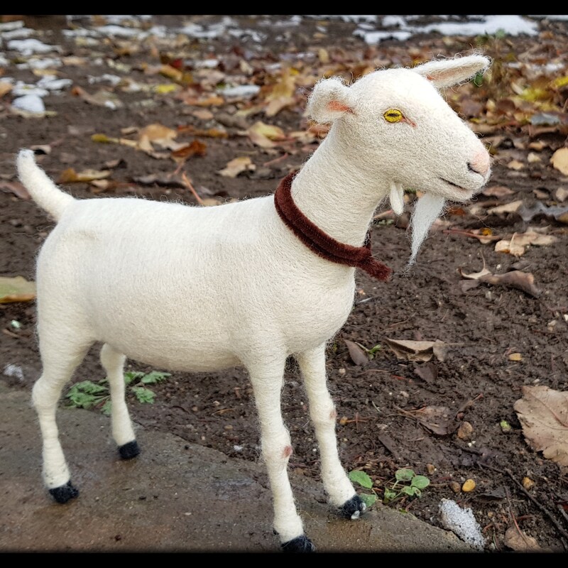 Wool Felt Goat - Etsy