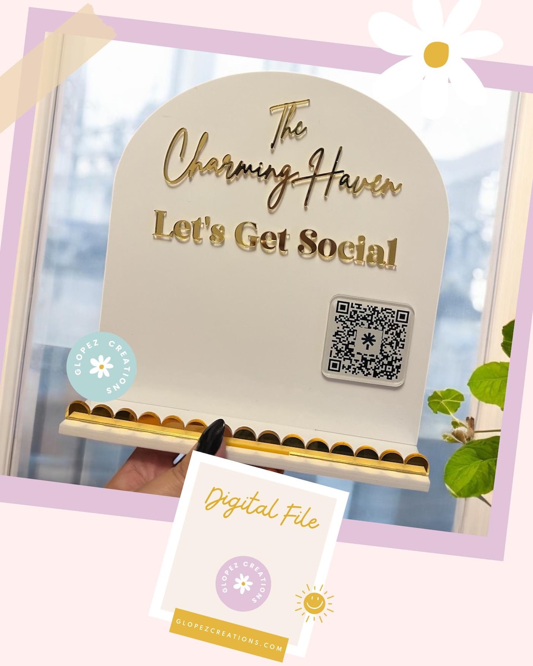 DIGITAL File-arch Pay Sign, Acrylic, Laser, Glowforge, Gift Idea, Maker ...