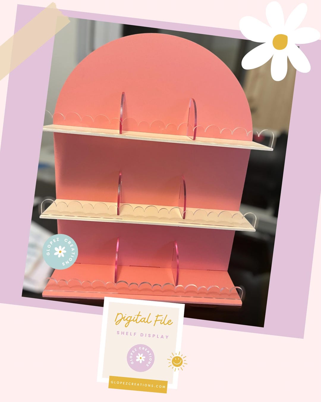 DIGITAL File-arch Display Stand, Laser File, Vendor Display, Acrylic ...