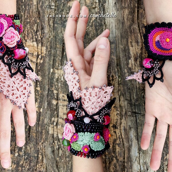 Embroidered Cuff - Etsy
