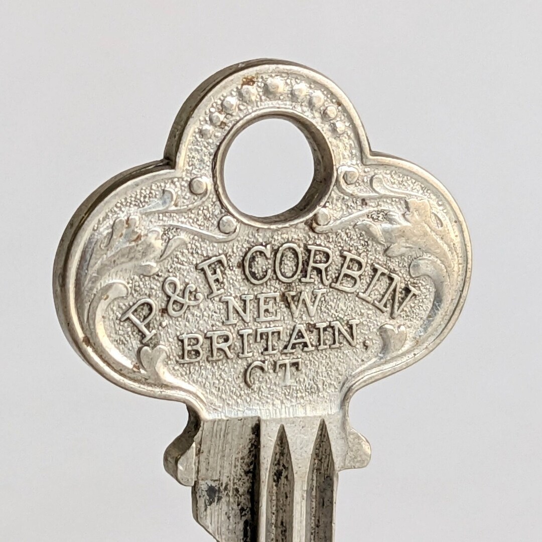 Antique Brass P&F Corbin Key New Britain CT. CR 1977480 - Etsy
