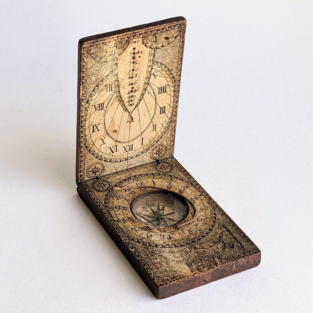 Rare 18th Century Diptych Dial Portable Diptych Sundial Compass - Etsy