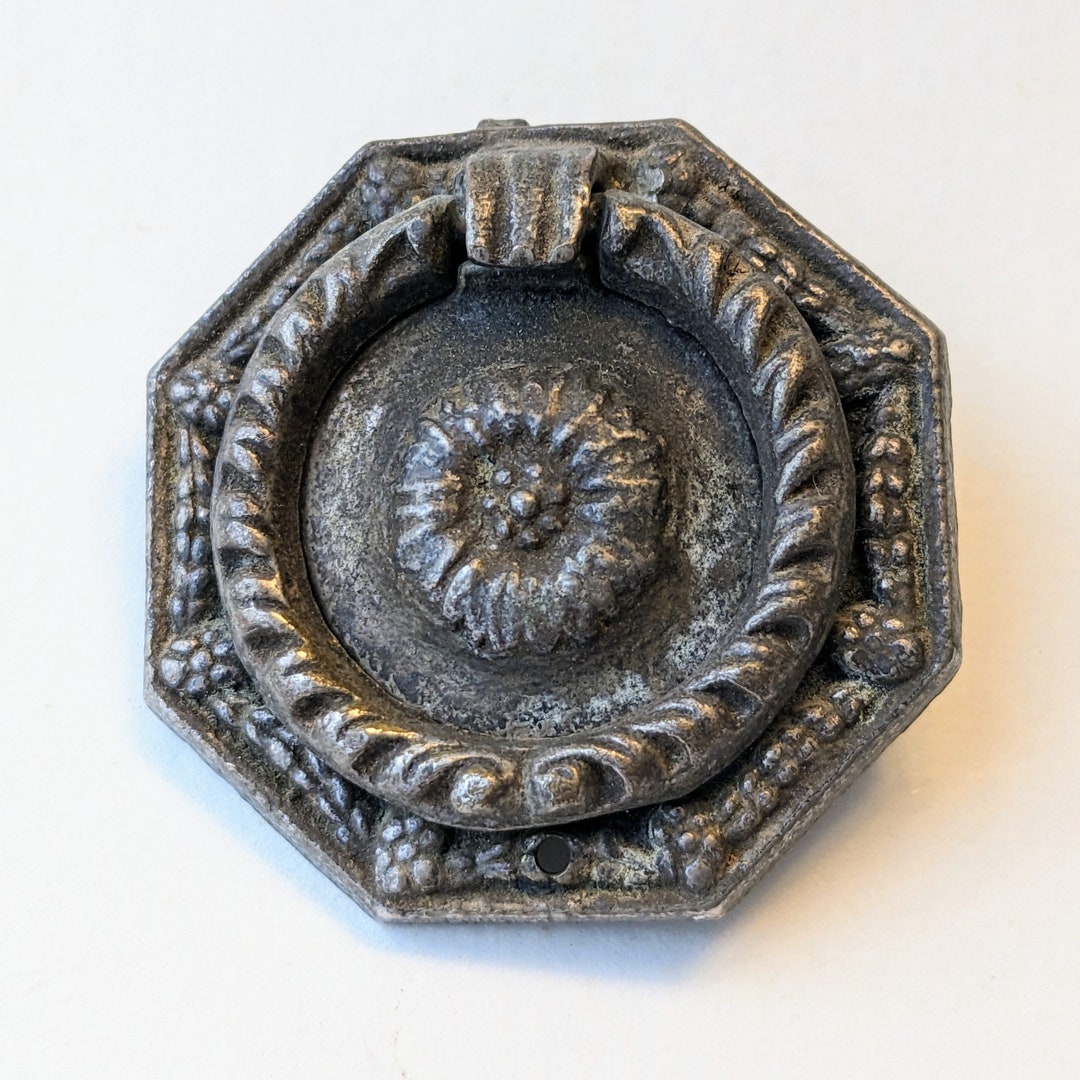 Single Antique Cast Single Post Festoon Swag Ring Pull Includes Screw ...