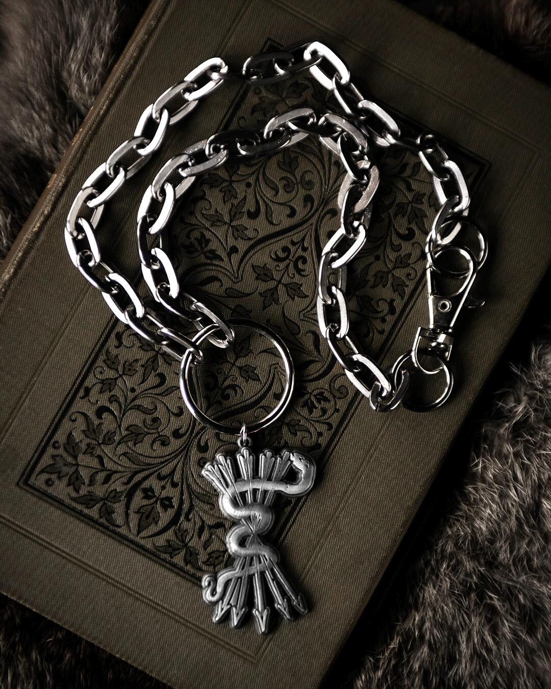 Viper Snake Serpent Goth Necklace - Etsy