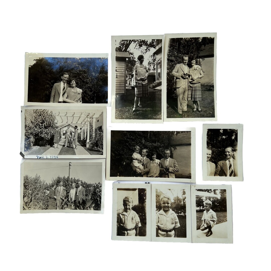 Antique 1920s Photo Lot California Dorothy Daggett Ecton George Kinzer ...